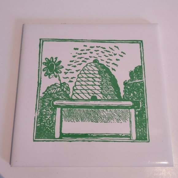 H & R Johnson | Accents | Vintage Hr Johnson Tile Apiary Bee Hive Skep ...